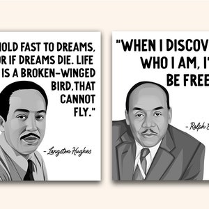 Famous Black Authors Printable Posters || 10 Inspiration Black Author ...