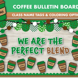 Coffee Bulletin Board Kit Coffee Bulletin Boards Digital Coffee ...