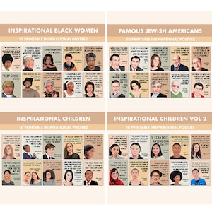 Giant Classroom Poster Bundle Printable Posters || Inspiration People ...