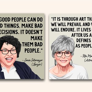 Hispanic Leaders Quotes Printable Posters || 10 Hispanic Heritage Month ...