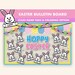 Bunny Rabbit Easter Bulletin Board Kit Spring Bulletin Boards Digital ...