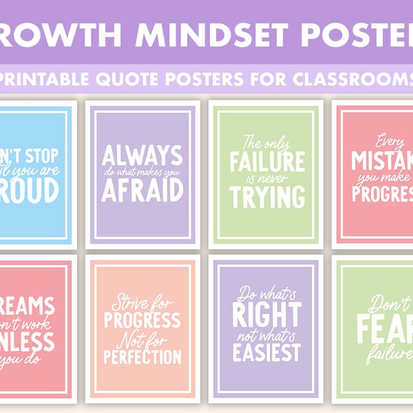 Growth Mindset - Etsy