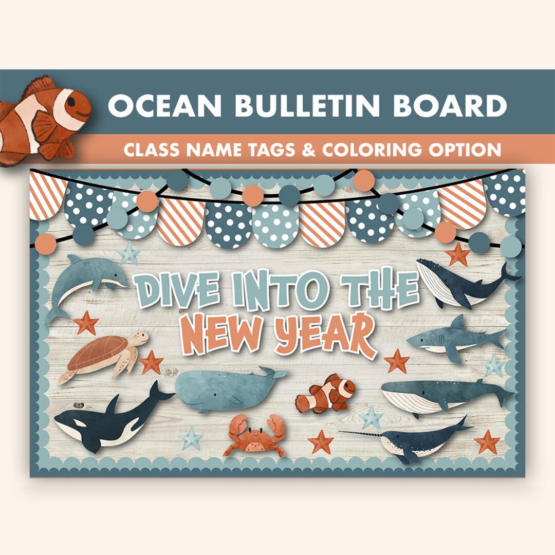 Back to School Bulletin Board Kit || New Year Bulletin Boards ...