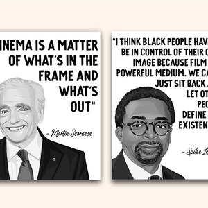 Famous Movie Directors Printable Posters || 10 Inspiration Director ...