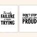 B&W Growth Mindset Posters 8 Inspiration Quote Posters for - Etsy