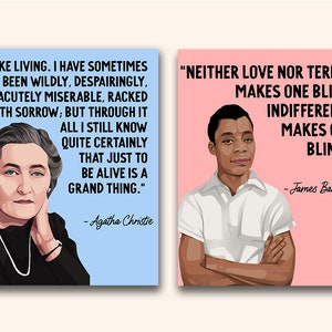 Famous Authors Printable Posters | 10 Inspiration Author Quote Posters ...