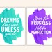 Watercolor Growth Mindset Posters 8 Inspiration Quote Posters for ...