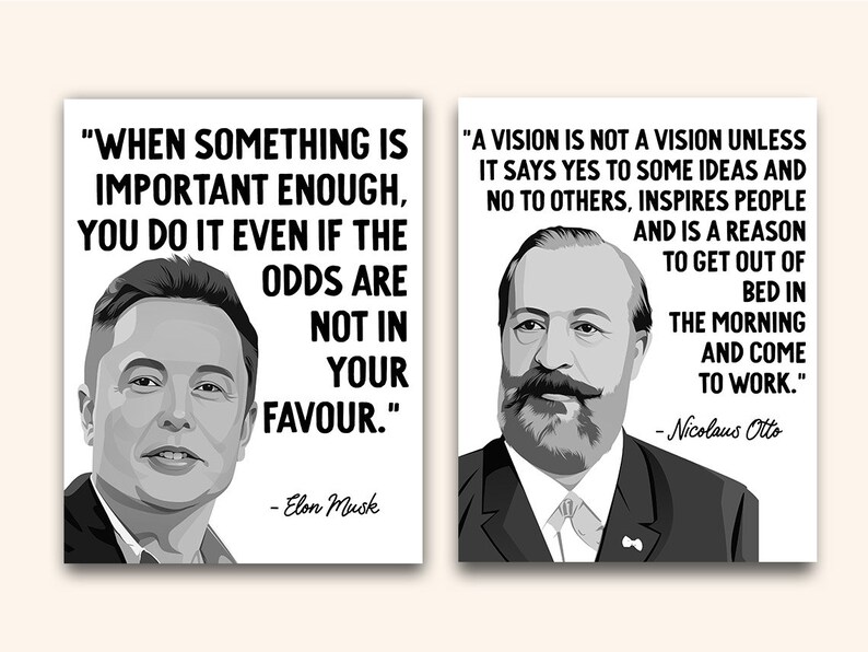 Engineering Printable Posters 10 Inspirational Engineer - Etsy