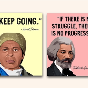 Famous Black Leaders Printable Posters | 10 Inspiration Black Leader ...