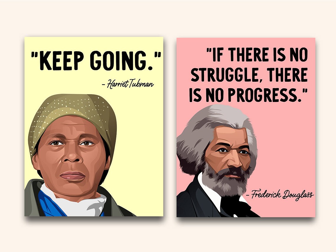 Famous Black Leaders Printable Posters | 10 Inspiration Black Leader ...