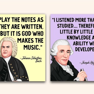 Famous Composers Printable Posters || 10 Inspiration Composer Quote ...