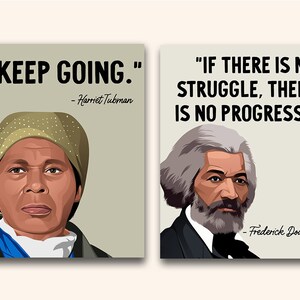 Famous Black Leaders Printable Posters | 10 Inspiration Black Leader ...