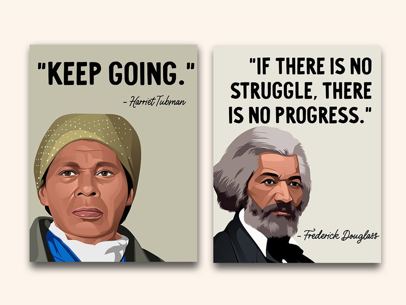 Famous Black Leaders Printable Posters 10 Inspiration Black - Etsy Canada