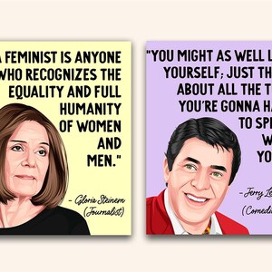 Famous Jewish Americans Printable Posters || 10 Inspiration Jewish ...