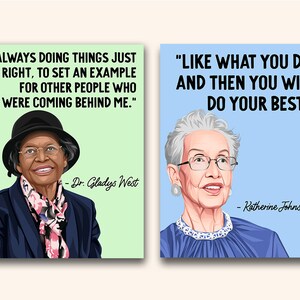 Black Mathematicians Printable Posters || 10 Inspiration Black Math ...