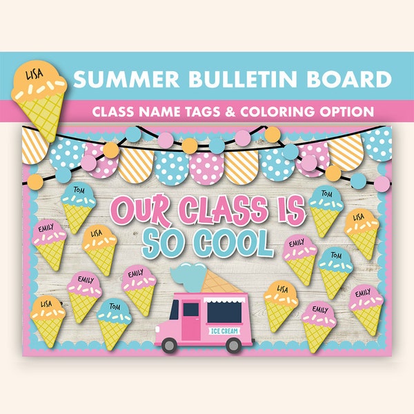 Ice Cream Bulletin Board - Etsy