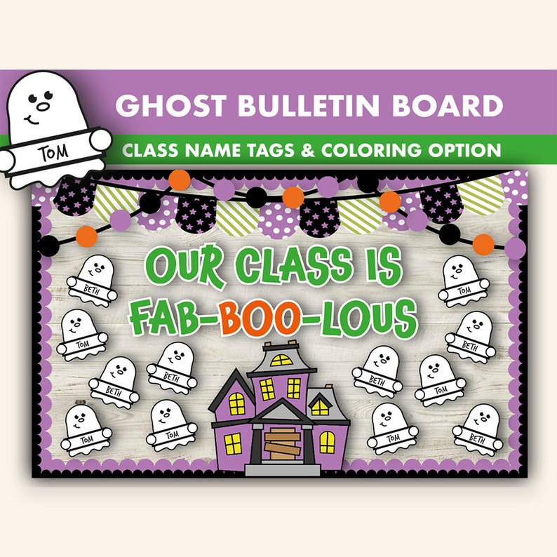 Halloween Bulletin Board Kit || Halloween Bulletin Boards Digital ...
