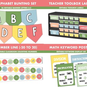 Farm Classroom Decor Bundle || Editable Classroom Printable Display ...
