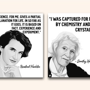 Famous Chemists Printable Posters || 10 Inspiration Chemistry Quote ...