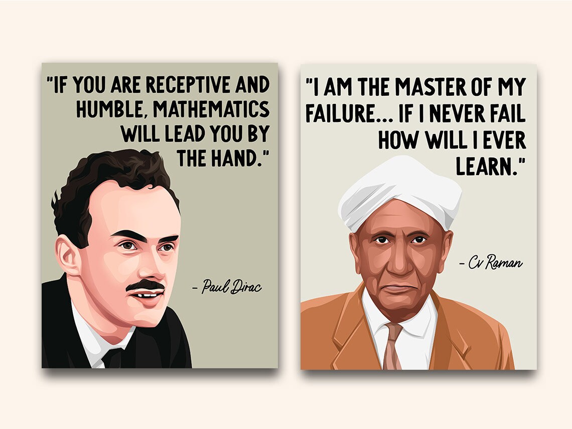 Famous Physics Printable Posters 10 Inspiration Physics - Etsy