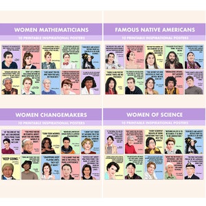 Giant Classroom Poster Bundle Printable Posters || Inspiration People ...