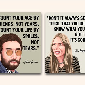 Famous Singers Printable Posters || 10 Inspiration Singers Quote ...