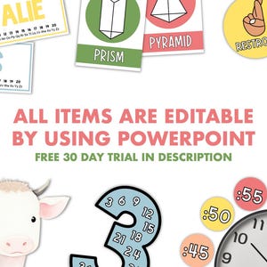 Farm Classroom Decor Bundle || Editable Classroom Printable Display ...