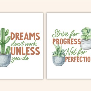 Plants Growth Mindset Posters || 8 Inspiration Quote Posters for ...