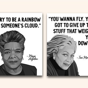 Famous Black Authors Printable Posters || 10 Inspiration Black Author ...