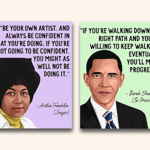 Black Icons Printable Posters || 10 Inspiration Black People Quote ...