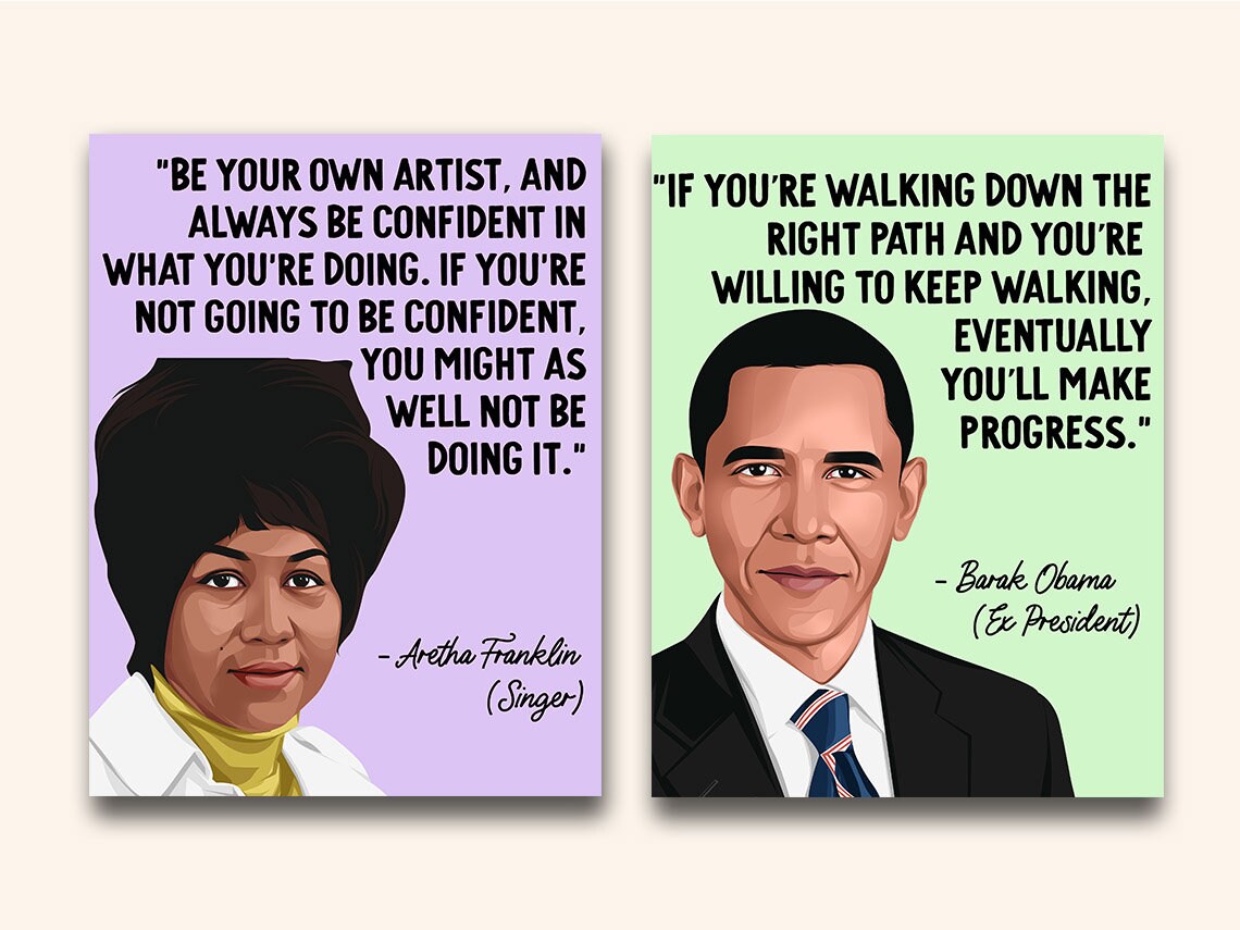 Black Icons Printable Posters || 10 Inspiration Black People Quote ...