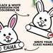 Bunny Rabbit Easter Bulletin Board Kit || Spring Bulletin Boards ...