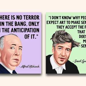 Famous Movie Directors Printable Posters || 10 Inspiration Director ...