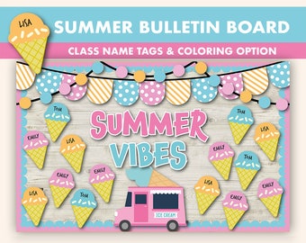 Summer BBQ Bulletin Board Kit || Summer Bulletin Boards Digital || May ...