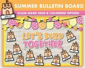 Sandcastle Bulletin Board Kit Summer Bulletin Boards - Etsy