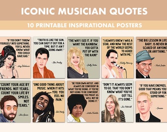 Black Icons Printable Posters 10 Inspiration Black People - Etsy