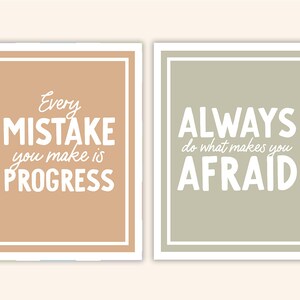 Boho Growth Mindset Posters || 8 Inspiration Quote Posters for ...