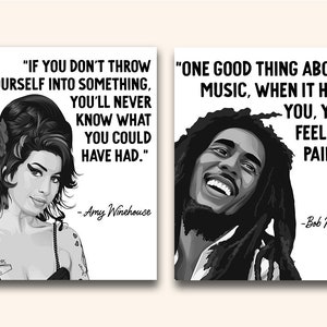Famous Singers Printable Posters || 10 Inspiration Singers Quote ...