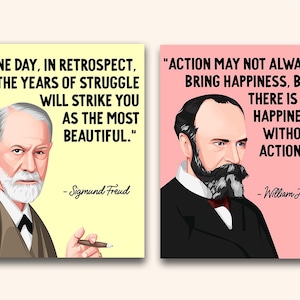 Famous Psychologists Printable Posters || 10 Iconic Psychologists Quote ...