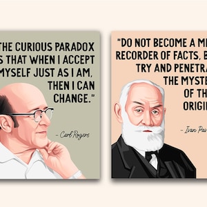Famous Psychologists Printable Posters || 10 Iconic Psychologists Quote ...