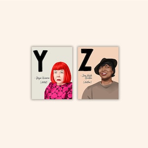 Alphabet Famous People Printable Prints || 26 Inspiration Posters for ...