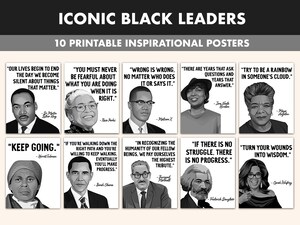 Black History Month, Black History Month Posters, Classroom Posters ...