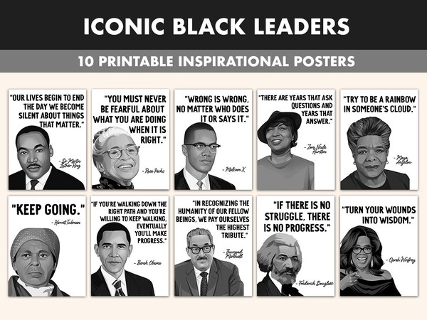 Black History Month, Black History Month Posters, Classroom Posters ...