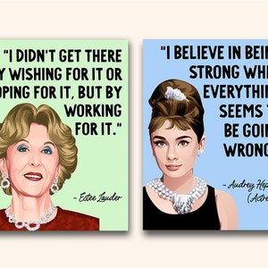 Empowering Women Quotes Printable Posters || 10 Inspiration Women Quote ...