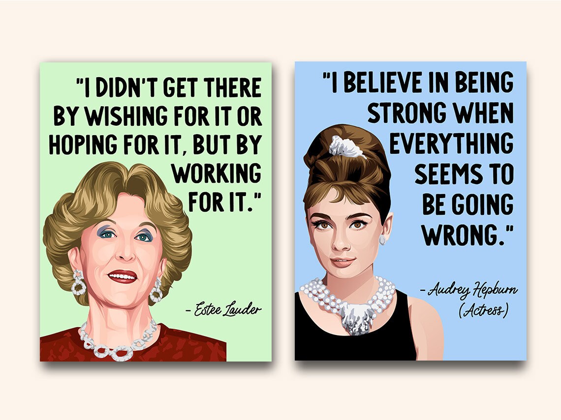 Empowering Women Quotes Printable Posters || 10 Inspiration Women Quote ...