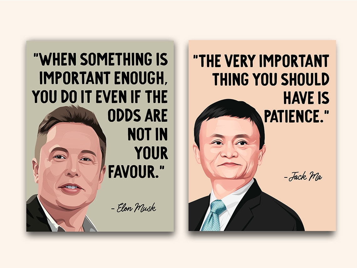 Famous Business People Printable Posters 10 Inspiration - Etsy UK