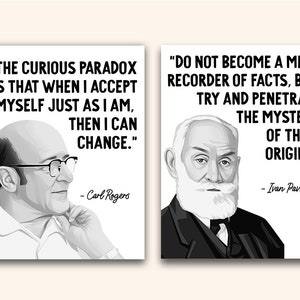 Famous Psychologists Printable Posters || 10 Iconic Psychologists Quote ...