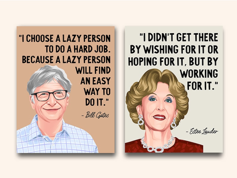 Famous Business People Printable Posters || 10 Inspiration ...