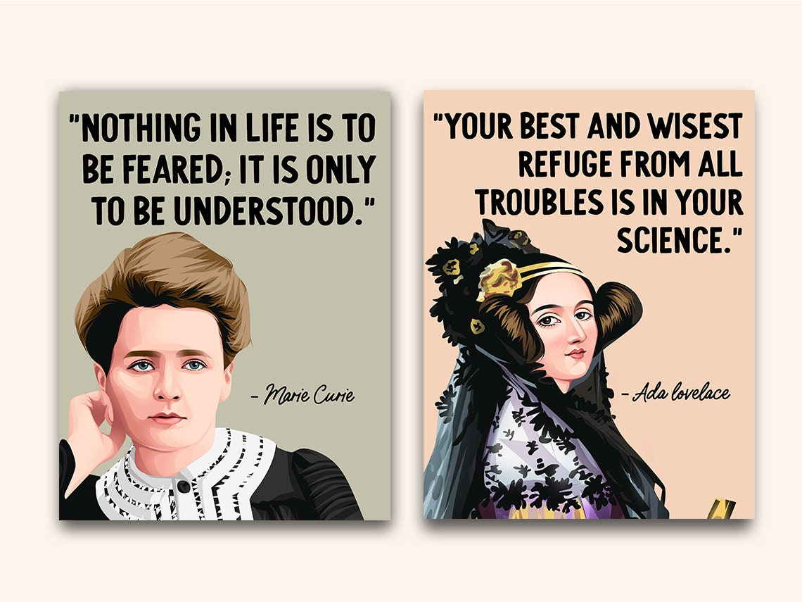 Famous Scientists Printable Posters 10 Inspiration Science - Etsy Australia