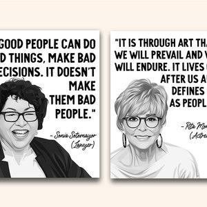 Hispanic Leaders Quotes Printable Posters || 10 Hispanic Heritage Month ...